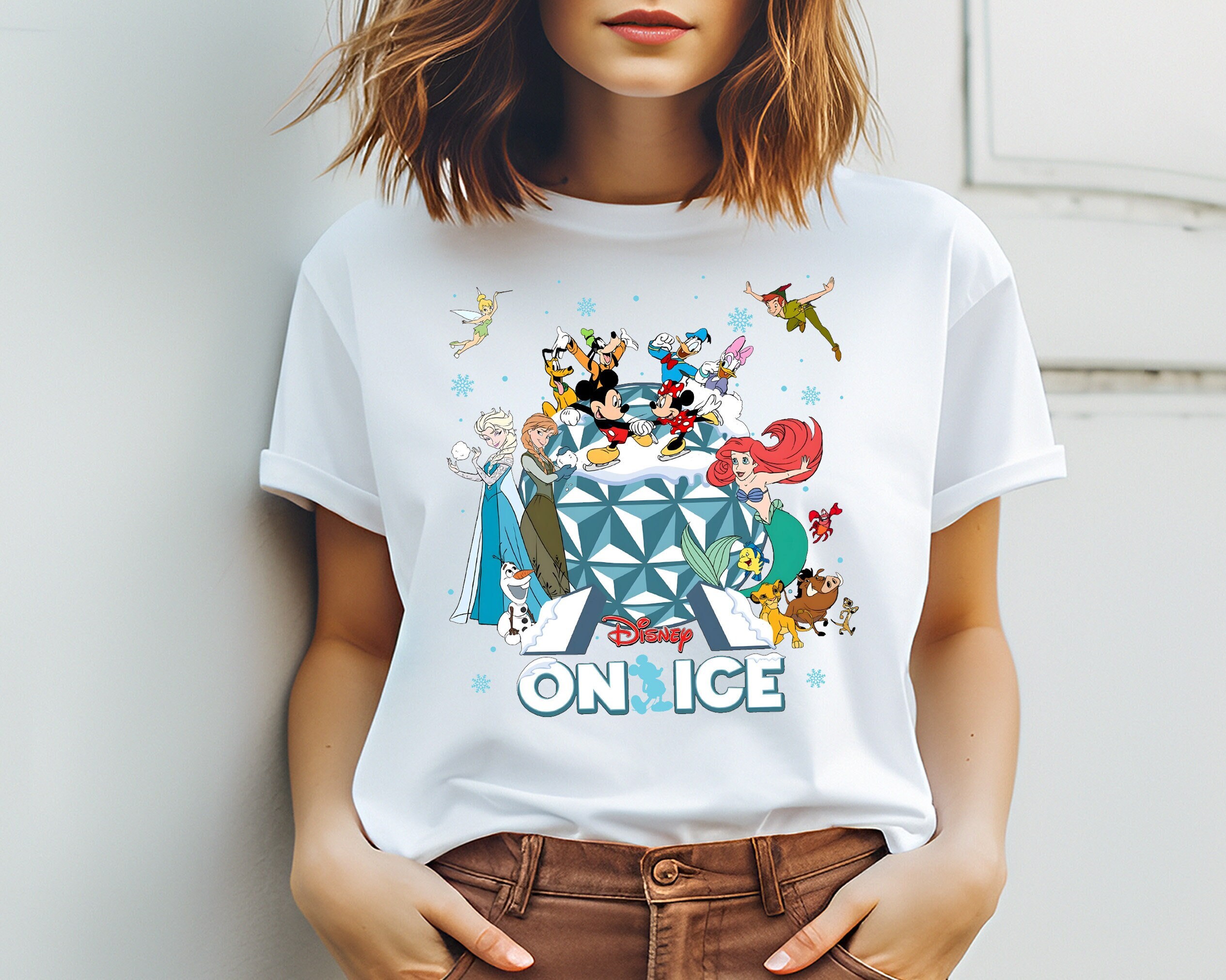 Disney on Ice Shirt, Disney Epcot Shirt, Disney Characters Shirt ...