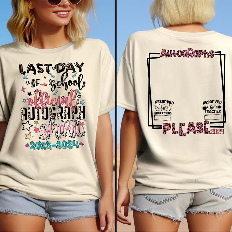 Autograph Shirt - Etsy