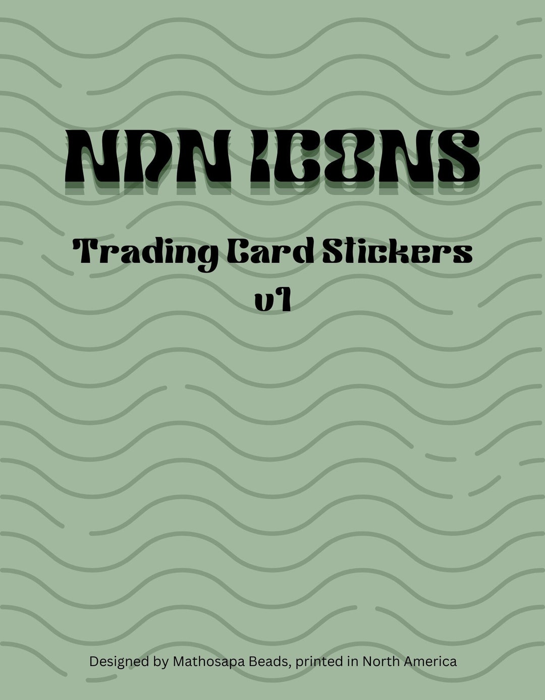 NDN ICONS Sticker Pack - Etsy
