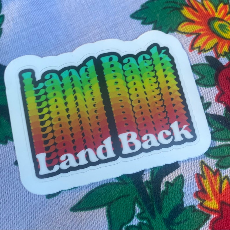Land Back Sticker - Etsy