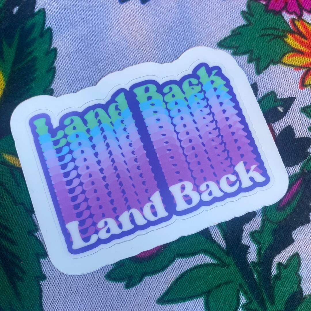 Land Back Sticker - Etsy