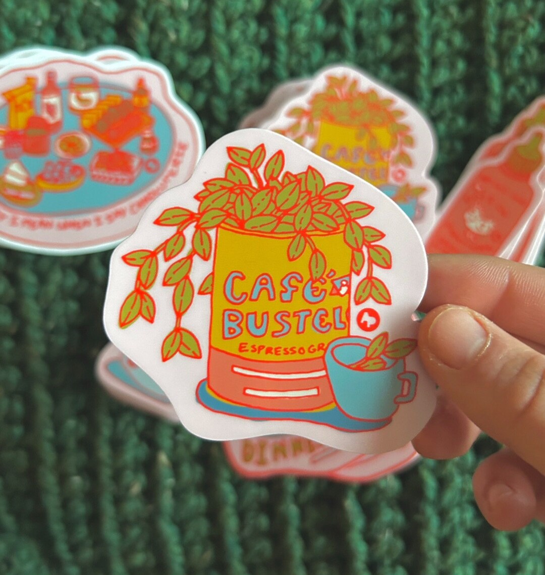 Sticker: Cafe Bustello - Etsy