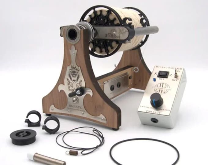 Majestic E-spinner - Electric Spinning Wheel - Level Wind Systems - Etsy