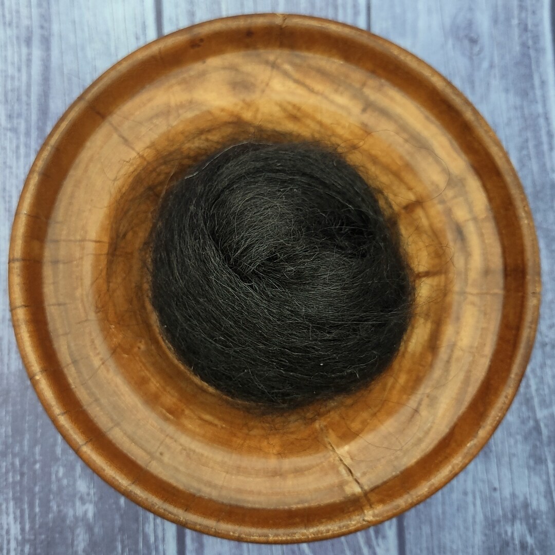 Karakul Wool Roving Black Lamb Fleece SE2SE - Etsy