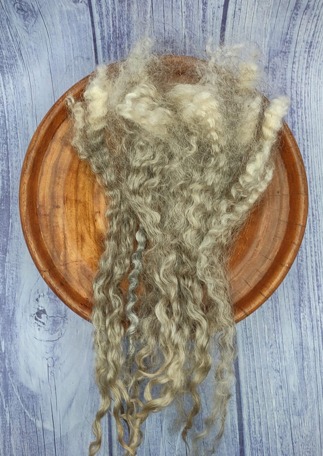 Gotland Raw Wool Locks - BFL Cross - Natural Colored - Etsy