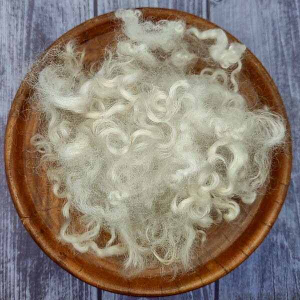 Curly White Wool Locks - Etsy