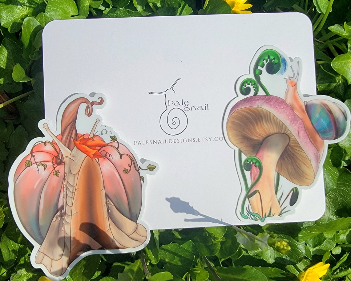 Mushroom Sticker Pack, Nature Inspired Stickers, Cottagecore, Die-cut ...