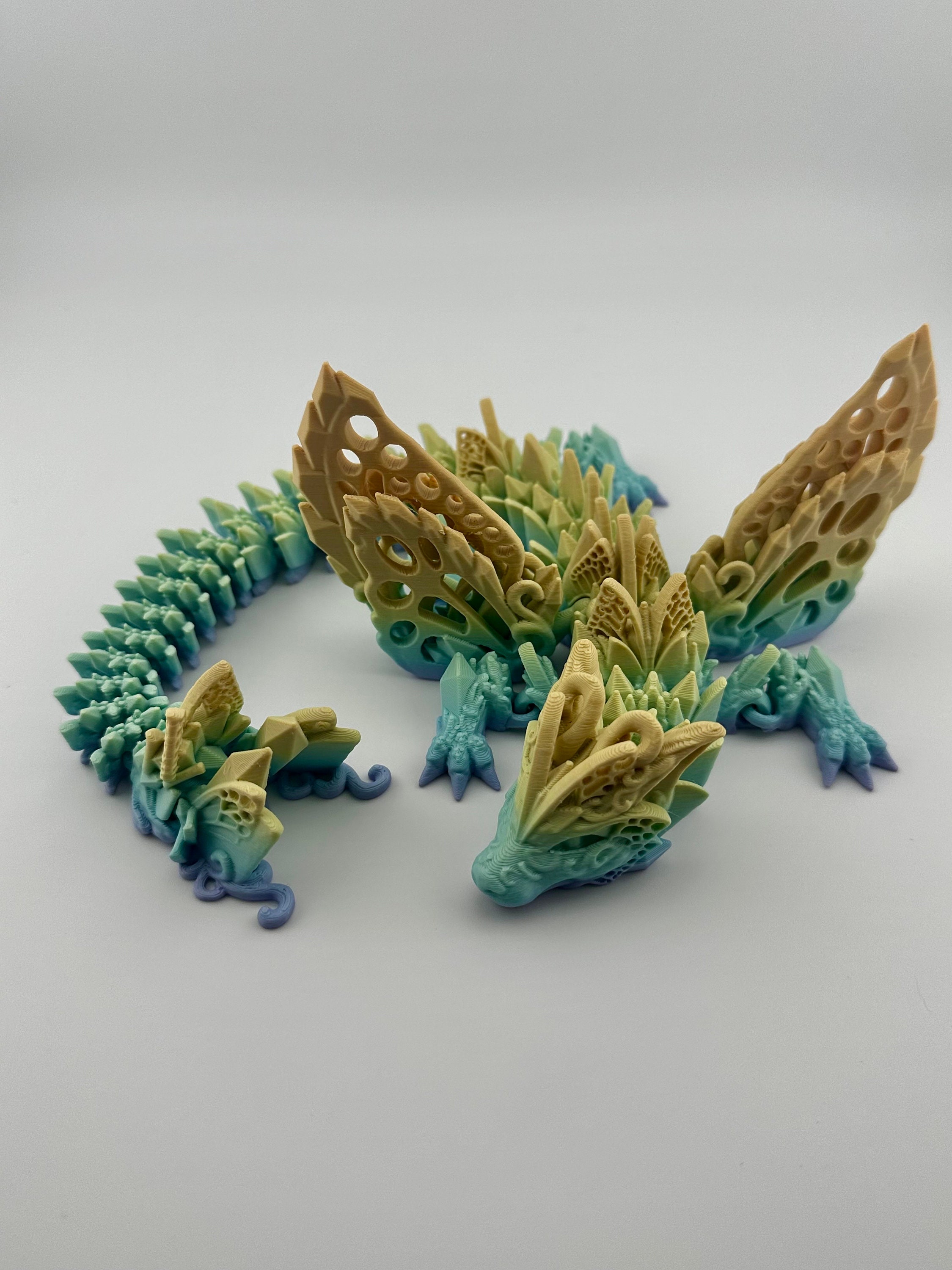 Articulating Fae Wolf Dragon 13 - Etsy