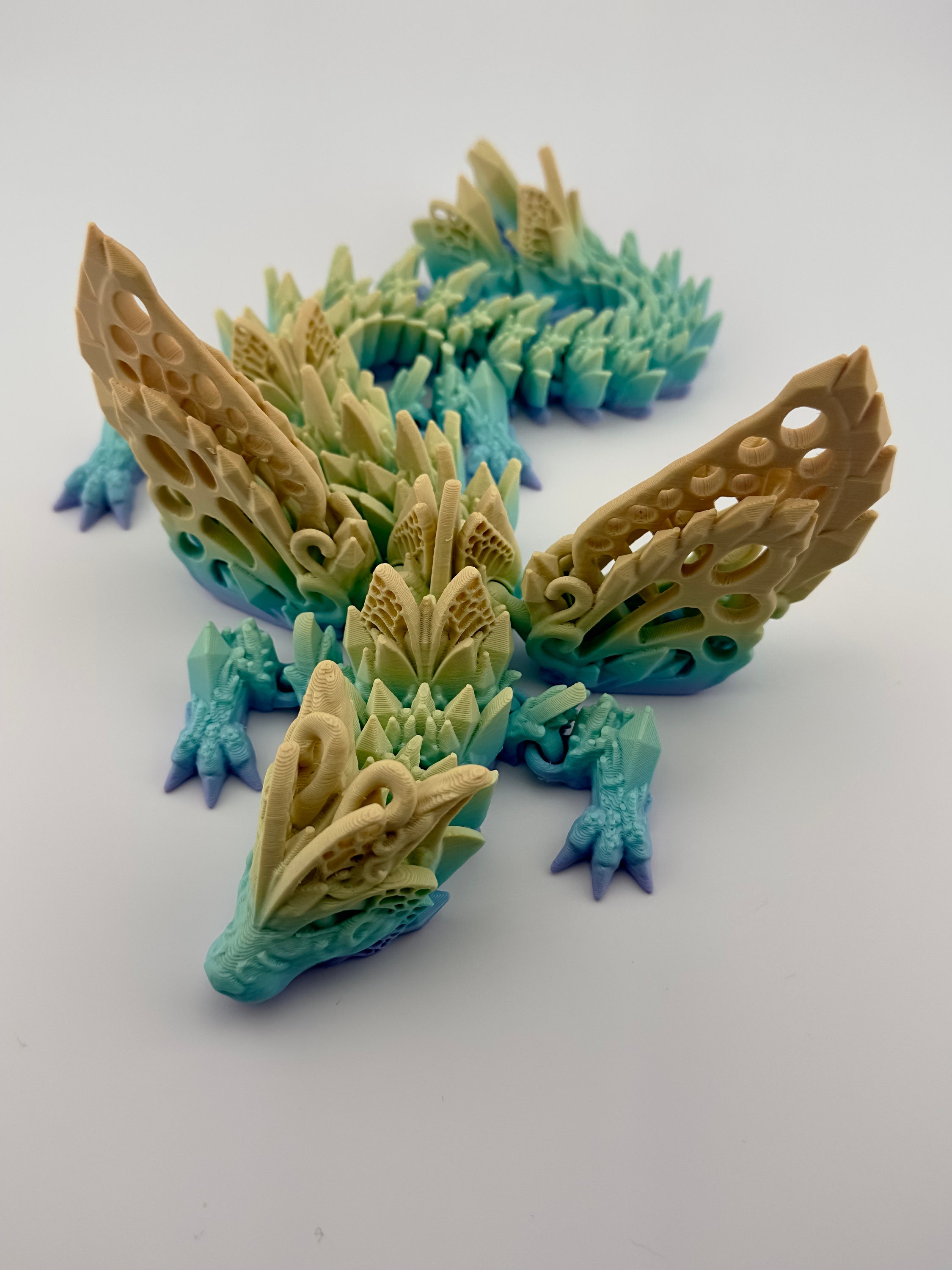 Articulating Fae Wolf Dragon 13 - Etsy