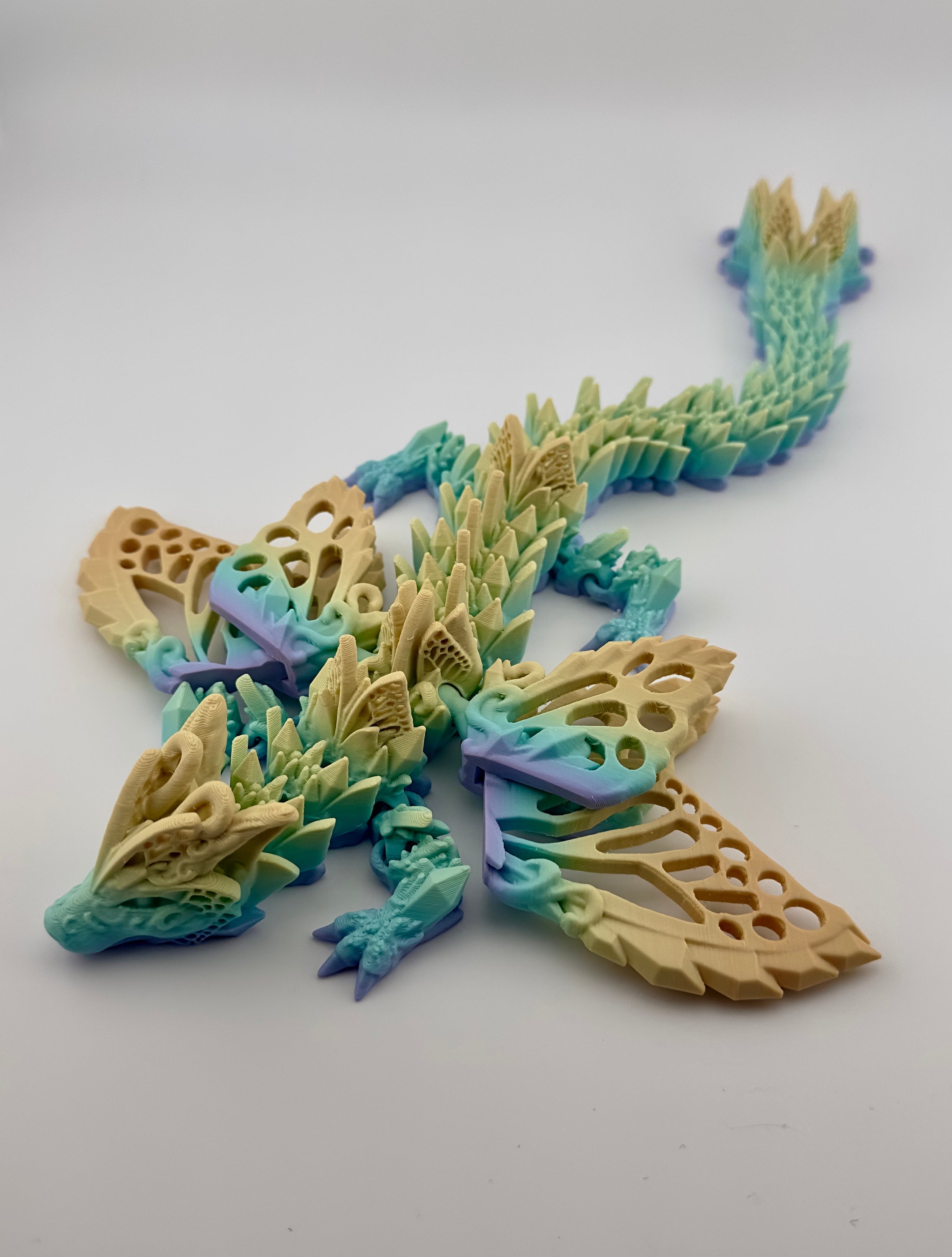 Articulating Fae Wolf Dragon 13 - Etsy