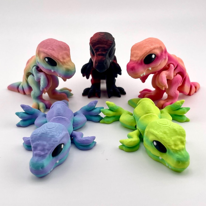 Dinosaur 3d Miniature - Etsy