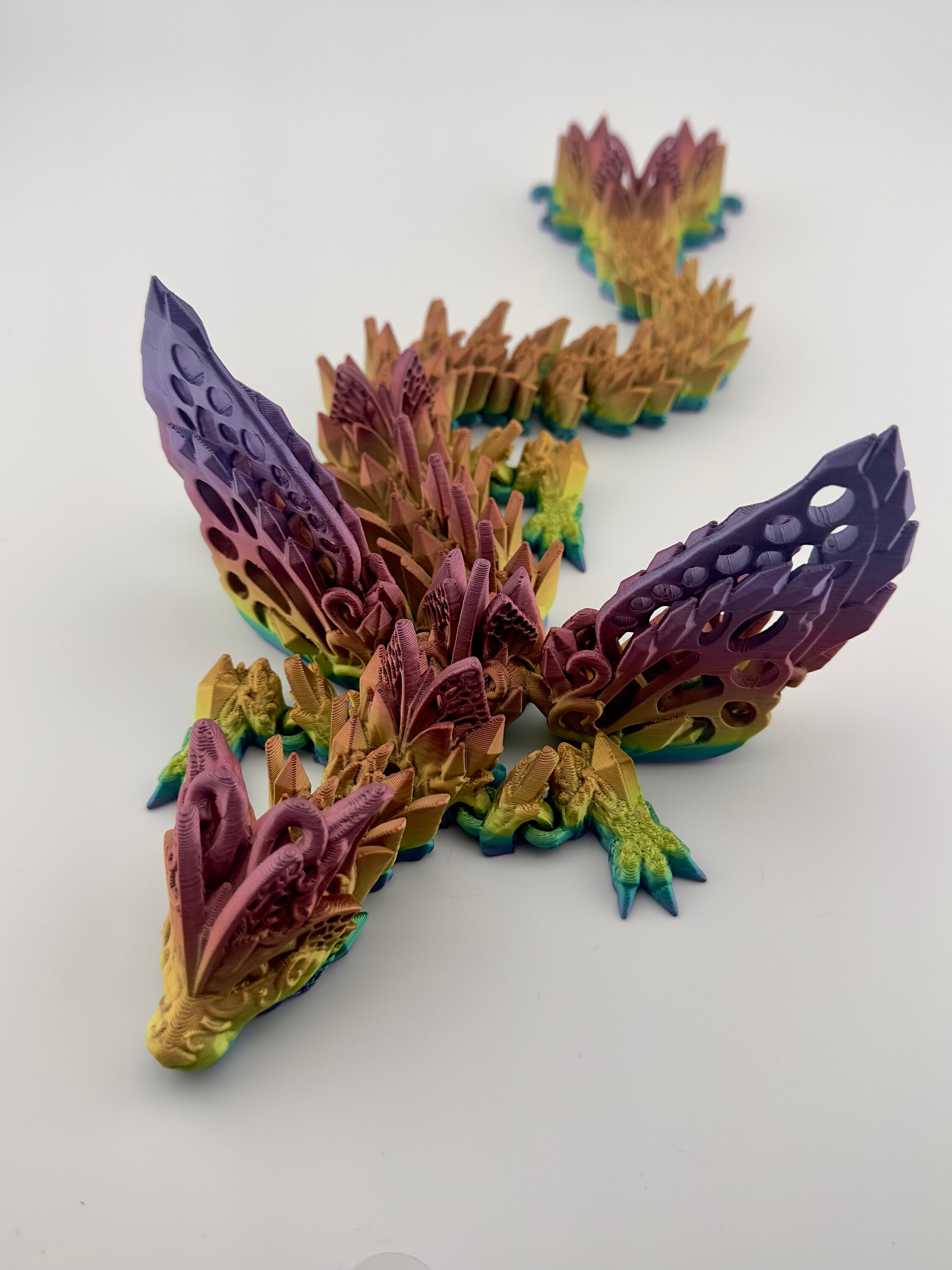 Articulating Fae Wolf Dragon 13 - Etsy