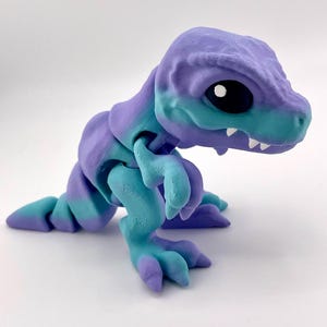 Articulating Tiny T-rex, 3D Printed Flexi Dinosaurs, Multicolored Poseable Dinosaur Models - Etsy
