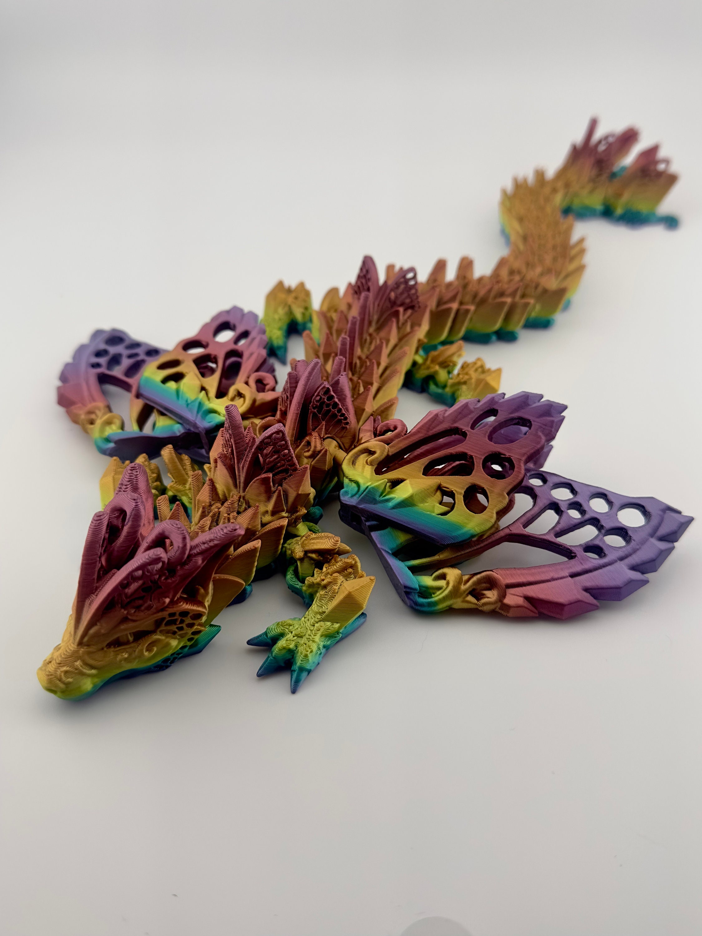 Articulating Fae Wolf Dragon 13 - Etsy