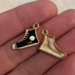 Converse Shoe Charms: Trendy DIY Jewelry Pendants (18mm) - Etsy
