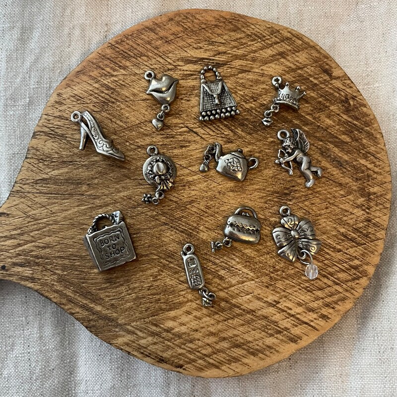 Silver Charms - Etsy