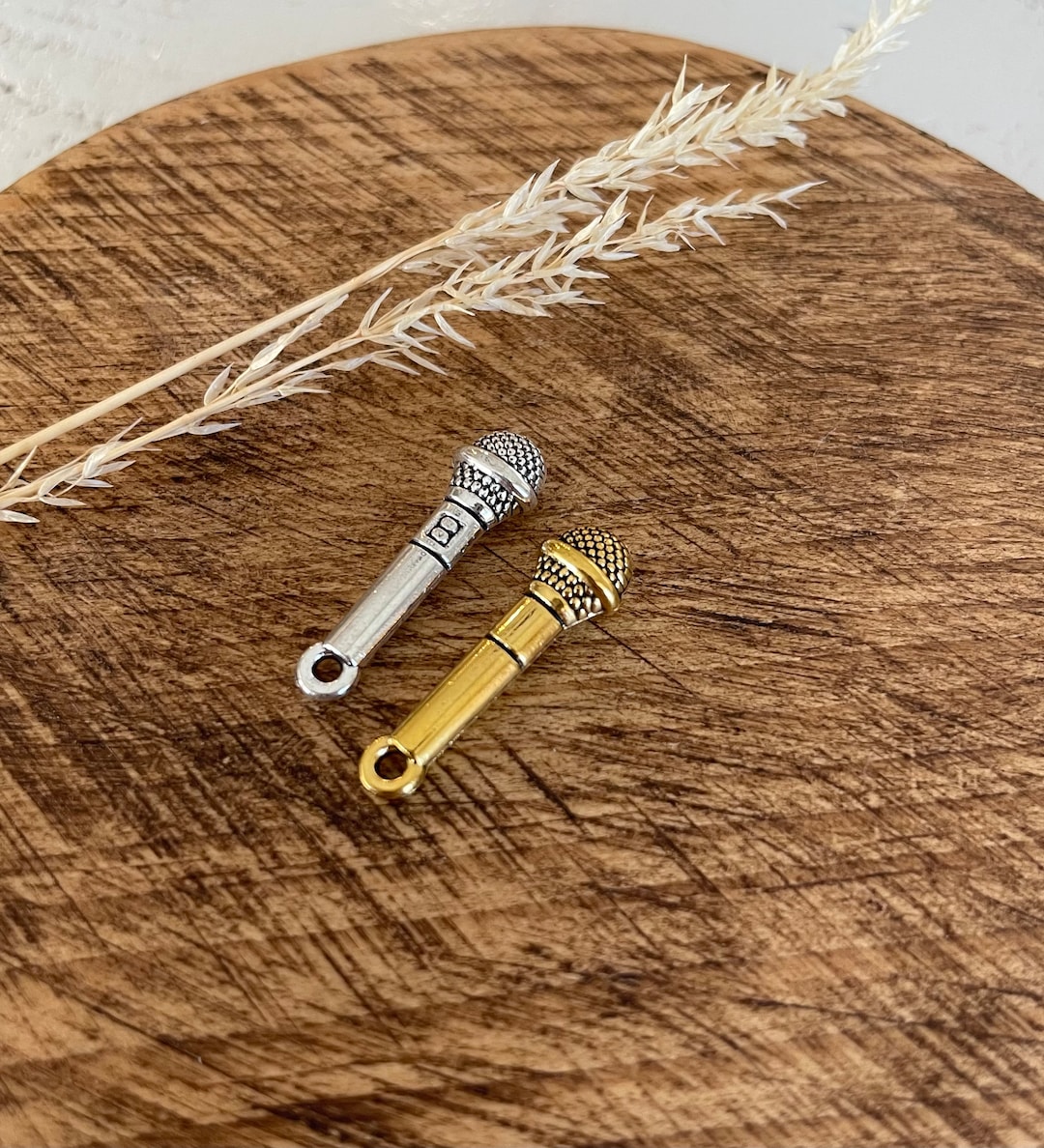 Microphone Charm for Jewelry Making,diy Microphone Pendants,rock and ...