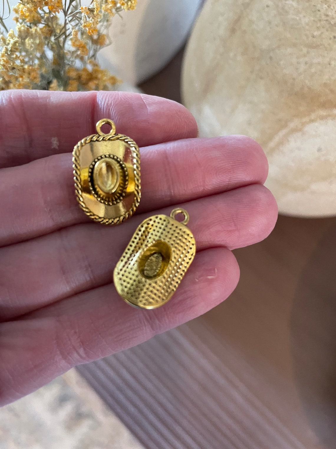 Cowboy Hat Charm for Making Jewelry,western Cowboy Charm for DIY ...