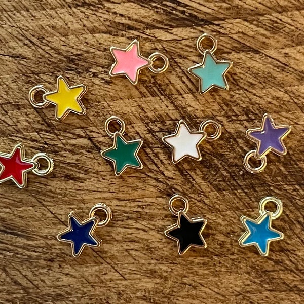 Plastic Star Charms - Etsy