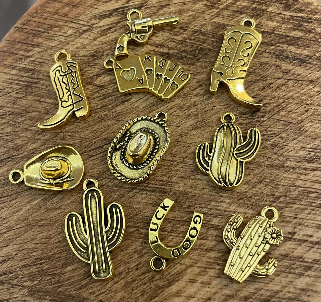 Western Cowboy Jewelry Charms,country Charms for Making Jewelry ...