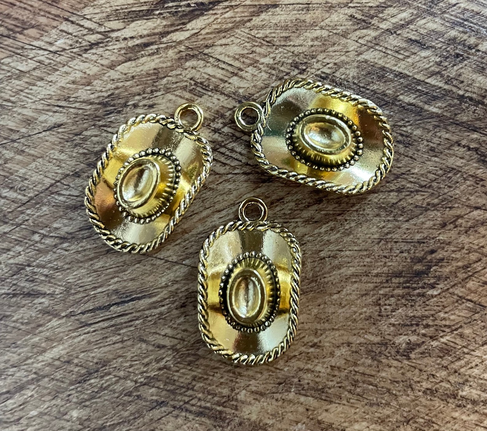 Cowboy Hat Charm for Making Jewelry,western Cowboy Charm for DIY ...