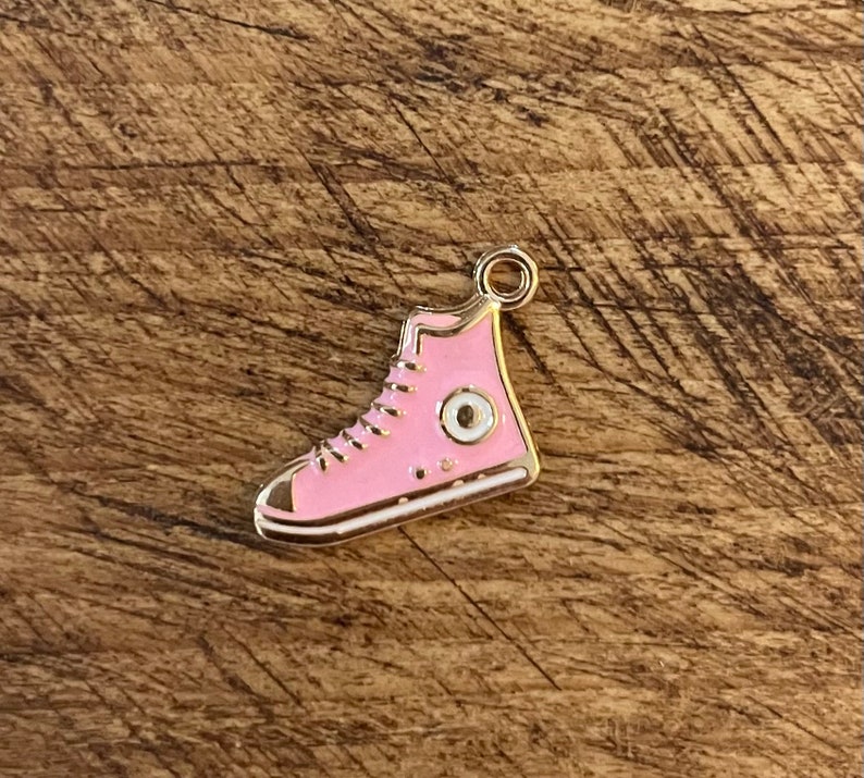 Converse Shoe Charms: Trendy DIY Jewelry Pendants (18mm) - Etsy