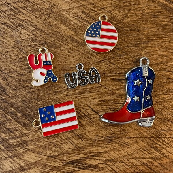 Flag Charms - Etsy