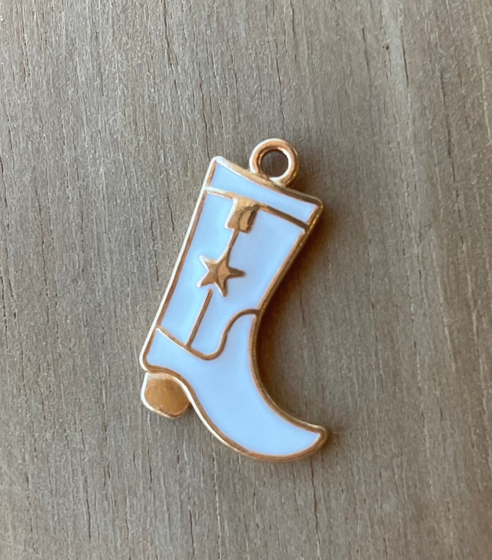Cowboy Boot Charms,cowgirl Boot Charm,assorted Colors Gold Cowboy Boot ...
