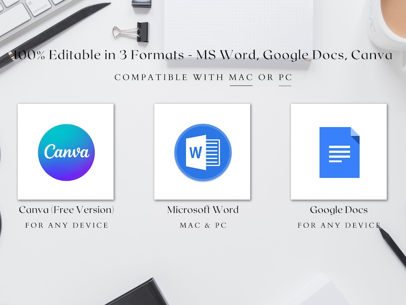 ATS Harvard Resume Template: Modern, Clean CV (google Docs, Word, Canva ...