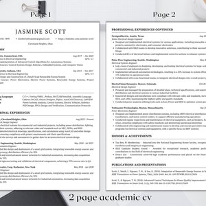 ATS Harvard Resume Template: Modern, Clean CV (google Docs, Word, Canva ...