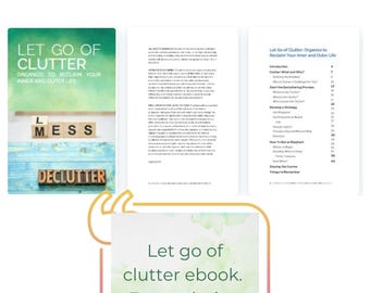 Let Go of Clutter Printable Ebook - Etsy
