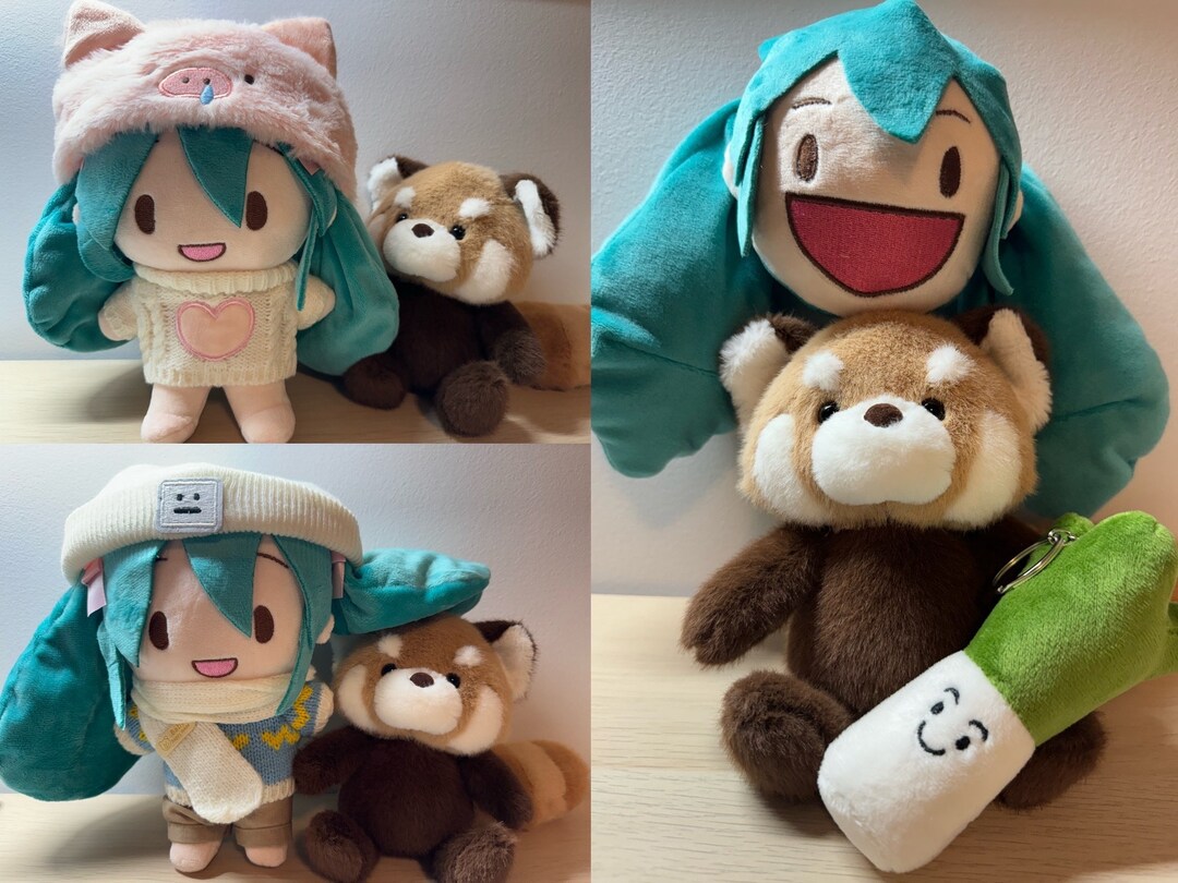 Hatsune Miku Stuffed Toy Collection - Etsy