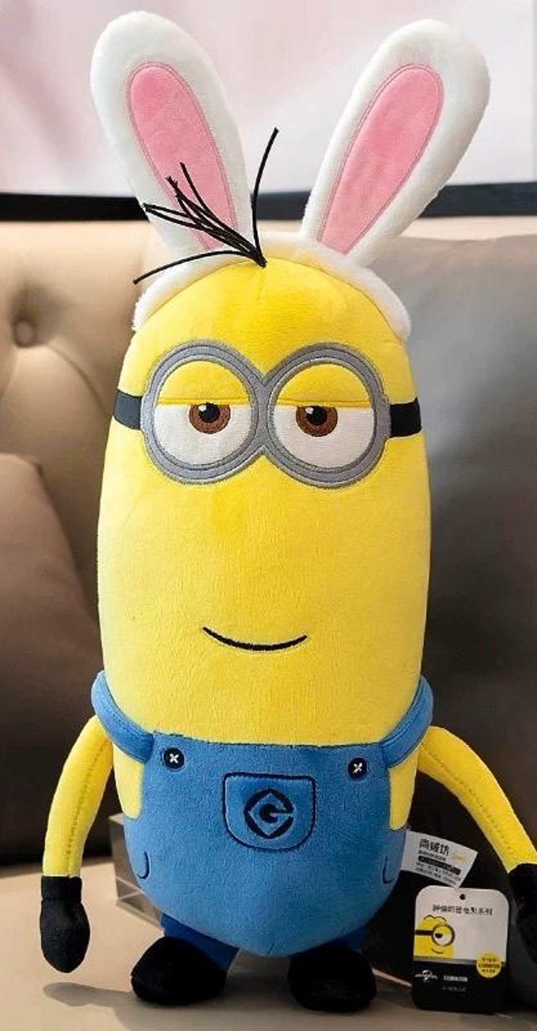 Minions Plush Toy Large Size 66cm With Bunny Ears and Tail ( Body Size ...