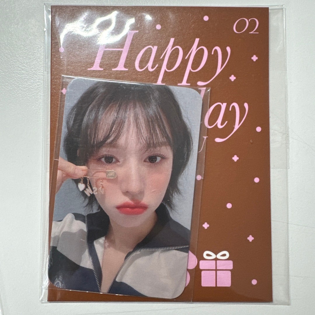 Red Velvet Wendy Happy Birthday Card New& Sealed Photocard - Etsy