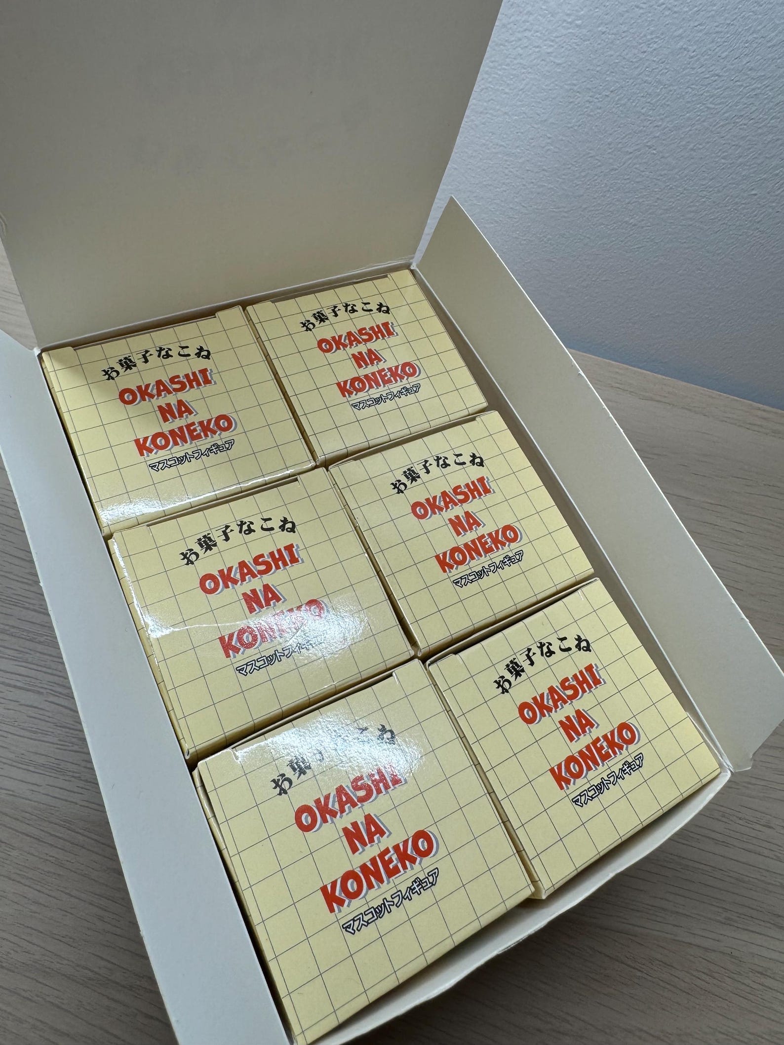 Okashi Na Koneko Walking Cat Dressing in Snacking Packages 6pcs Set ...