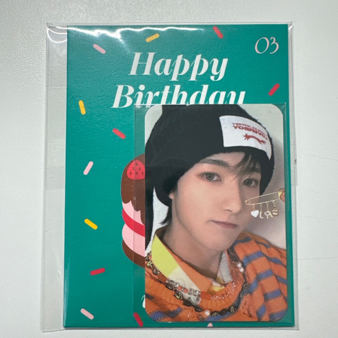 Nct Dream NCT Renjun Happy Birthday Card Brand New Sealed Photocard - Etsy