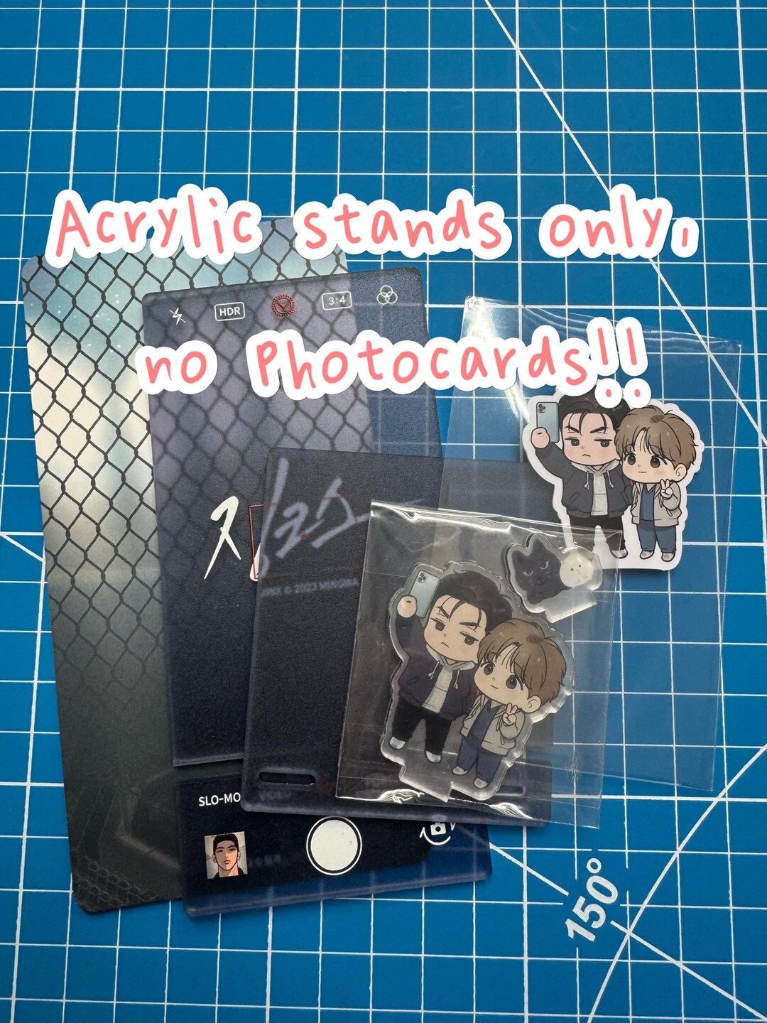 Korean Manhwa Jinx Opened Box Acrylic Stands Only, No Photocards ...