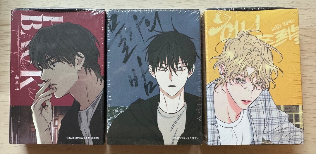 Korean Manhwa Lezhin Official Collection Stickers - Etsy UK