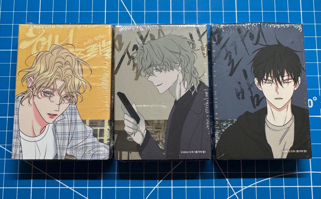 Korean Manhwa Lezhin Bomtoon Collection Sticker Set Box Official Brand ...