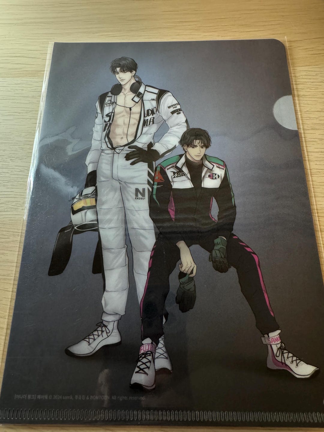 Korean Manhwa Bomtoon Racing to Another Pink File Folder Couple ...