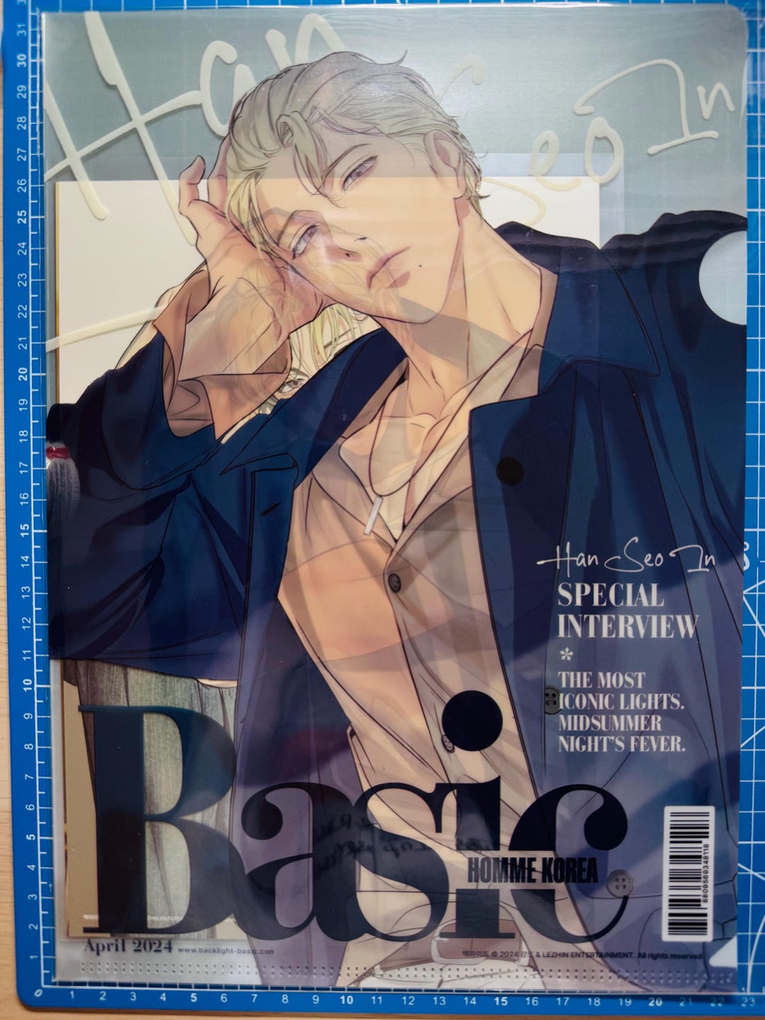 Korean Manhwa Lezhin Backlight Han Seo in Pictorial Scrap File Brand ...