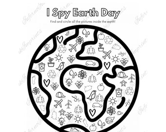 Coloring Page Earth Day Crafts for Kids, Earth Day Activities, Earth ...