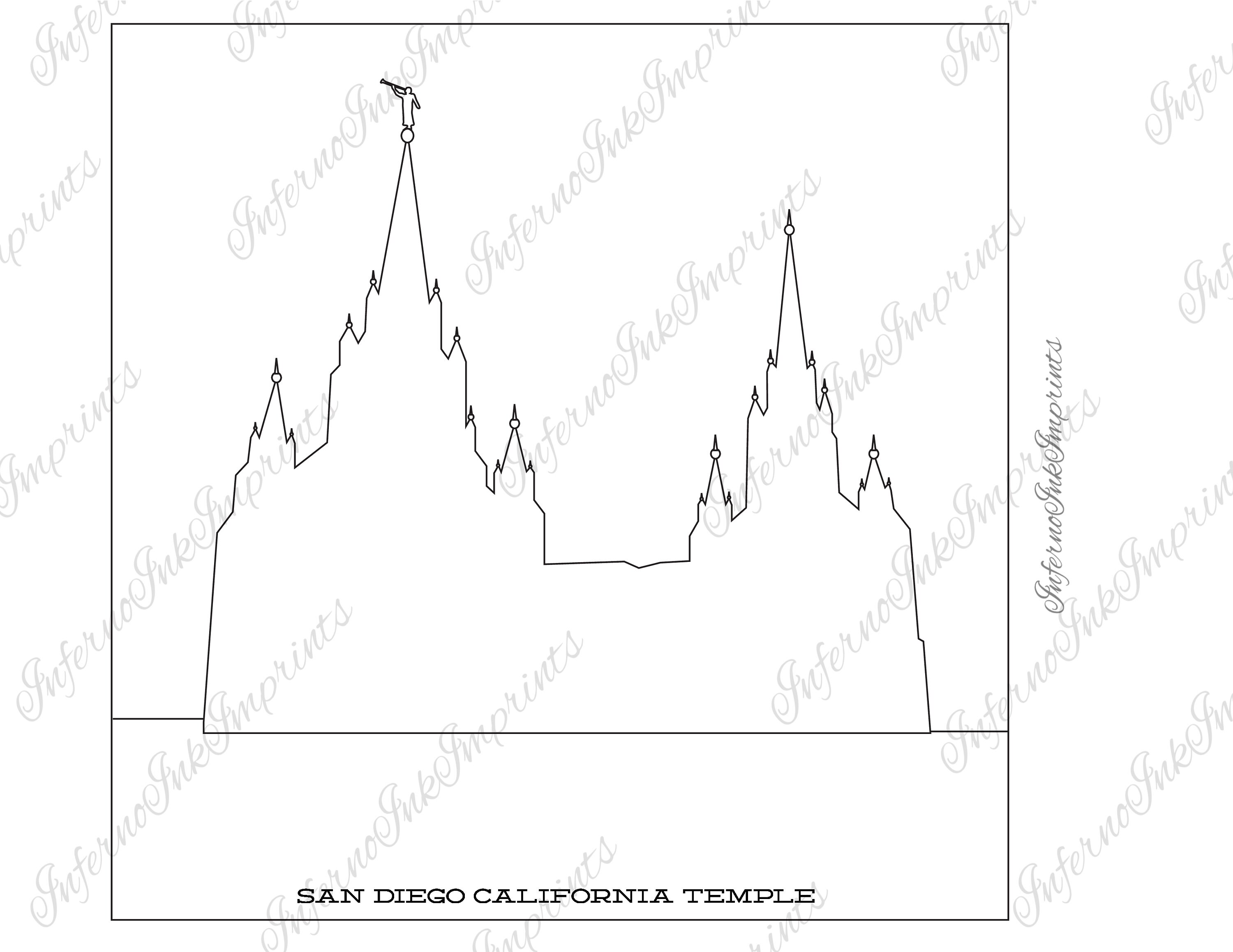 Draw the San Diego California Temple, General Conference, Church of ...