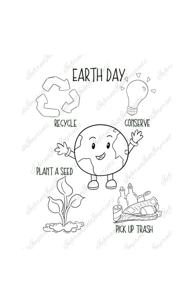 Coloring Page Earth Day Crafts for Kids, Earth Day Activities, Earth ...