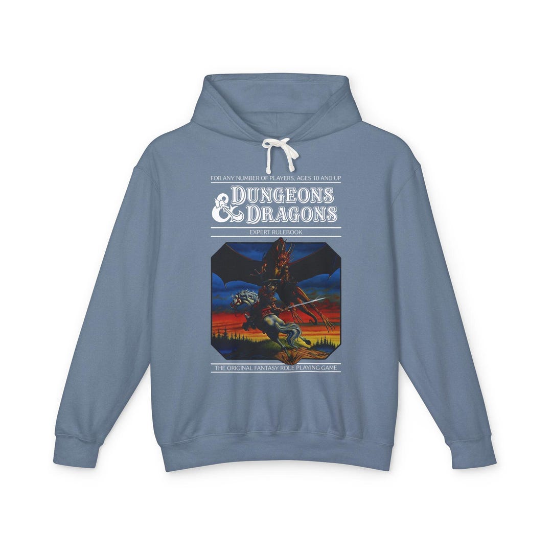 Vintage Dnd Retro Art Hoodie, Dungeons and Dragons Sweatshirt ...