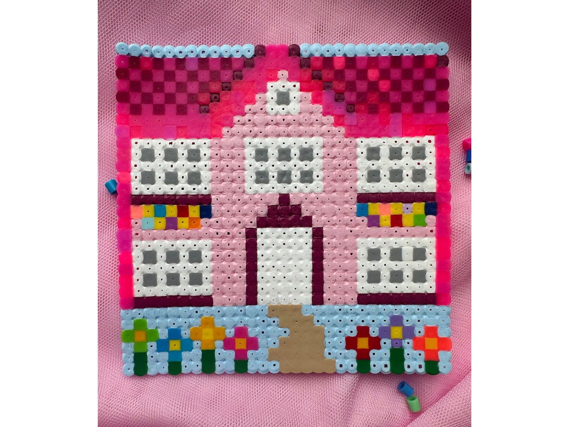 Printable Download - Doll House Hama Bead Template - Kids Craft ...