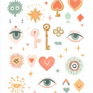 777 Lucky Girl Clipart Bundle - 77 Clipart Designs You Manifested ...