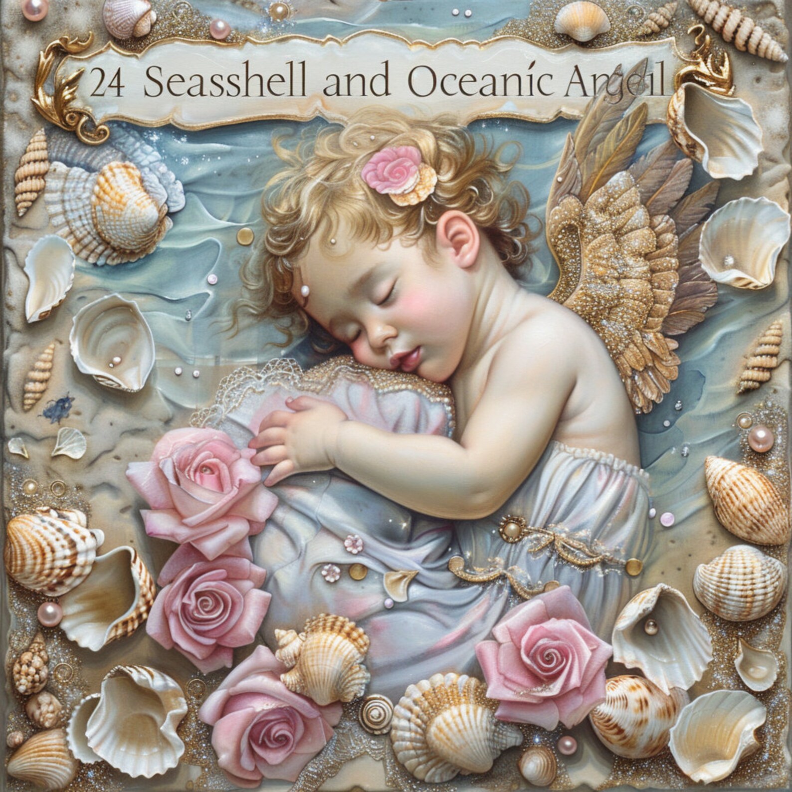 24 Beautiful Little Oceanic Angels and Seashell Babies Esoteric Designs ...
