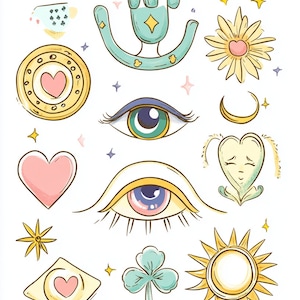 777 Lucky Girl Clipart Bundle - 77 Clipart Designs You Manifested ...