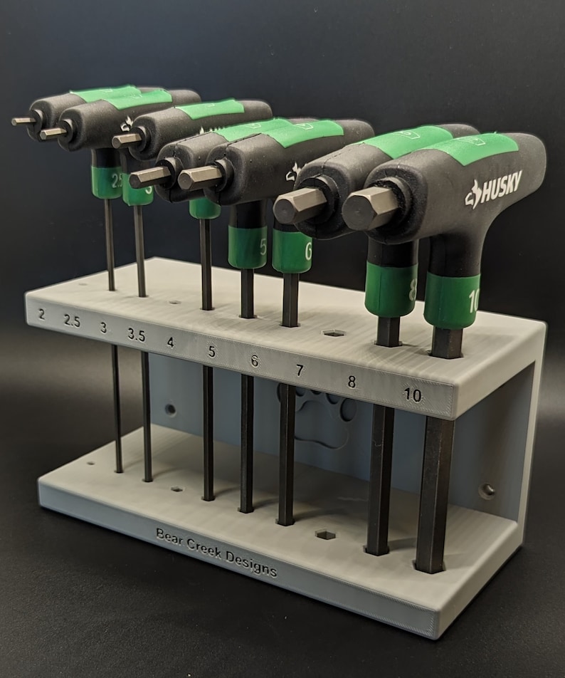 SAE and Metric T-handle Hex Key Storage Racks - Etsy
